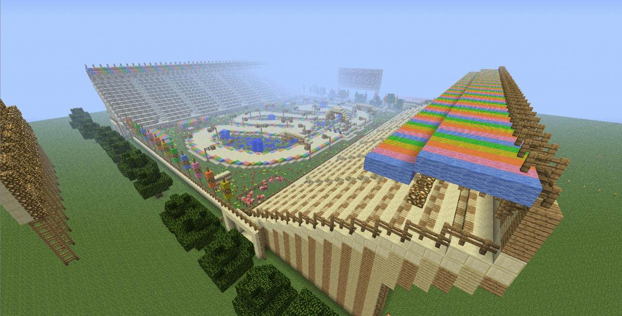 Golden Raceways - Pig Racing! Minecraft Map