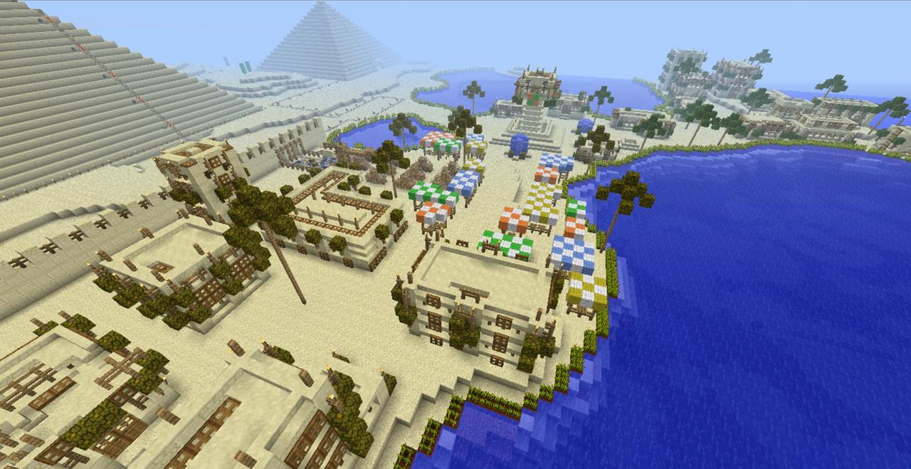 Minecraft Sand City - 'Luxia' Minecraft Map