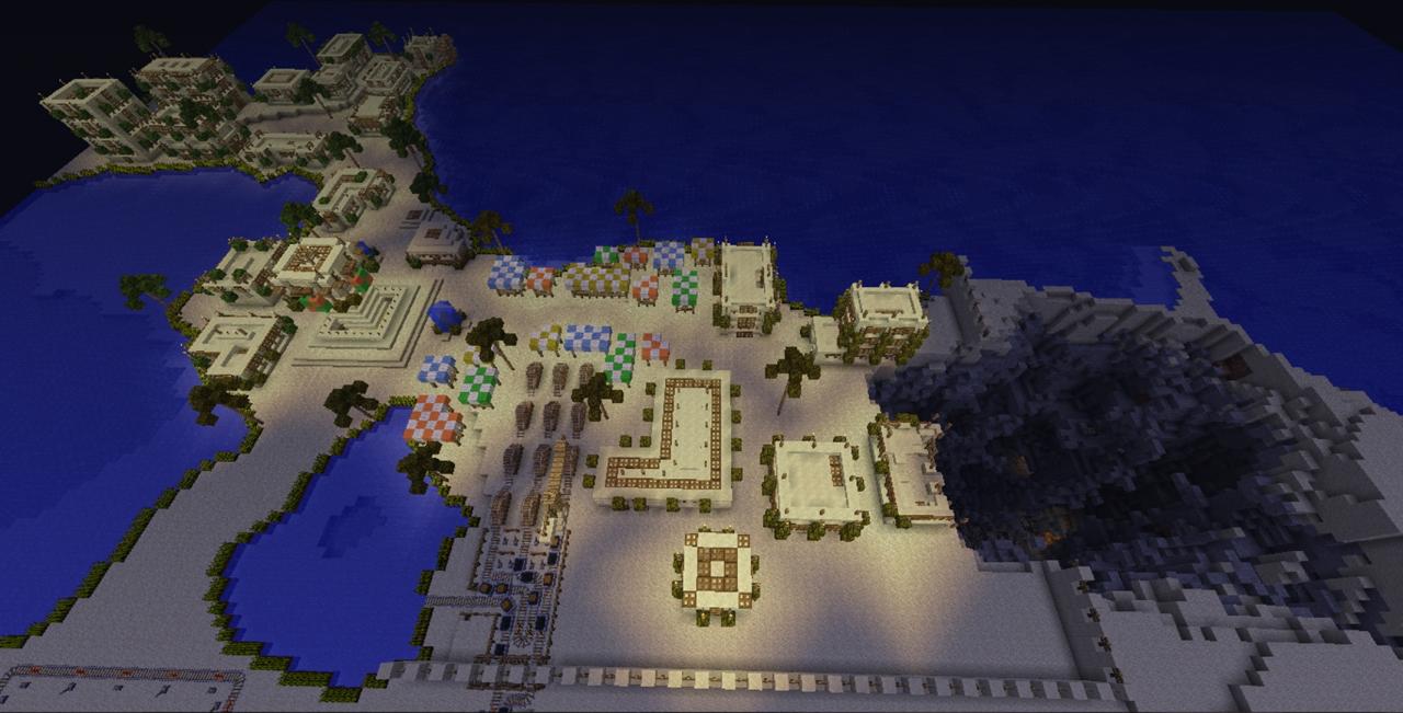 Minecraft Sand City - 'Luxia' Minecraft Map