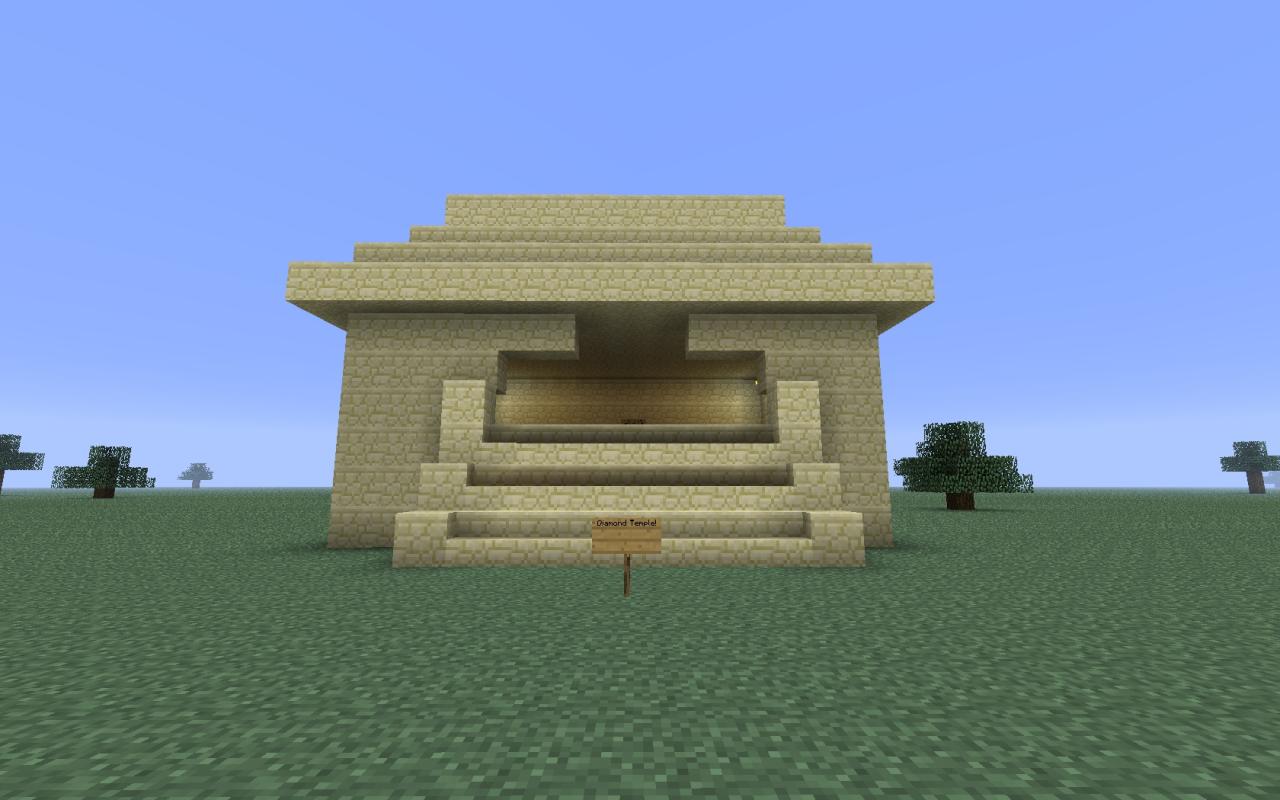 Diamond Temple Minecraft Map