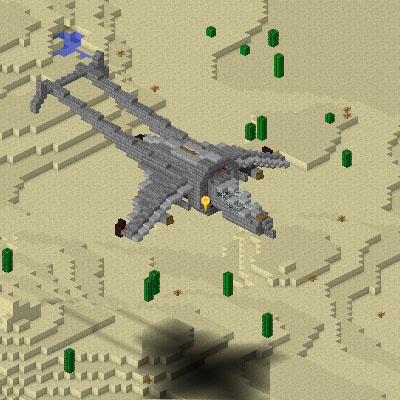 Vulture Gunship WH40K Minecraft Map