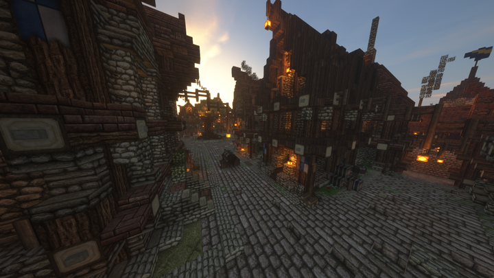 Medieval city Minecraft Map