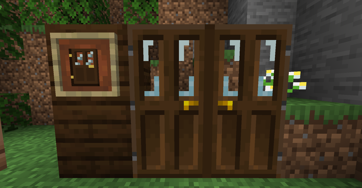 Glass Doors Minecraft Texture Pack