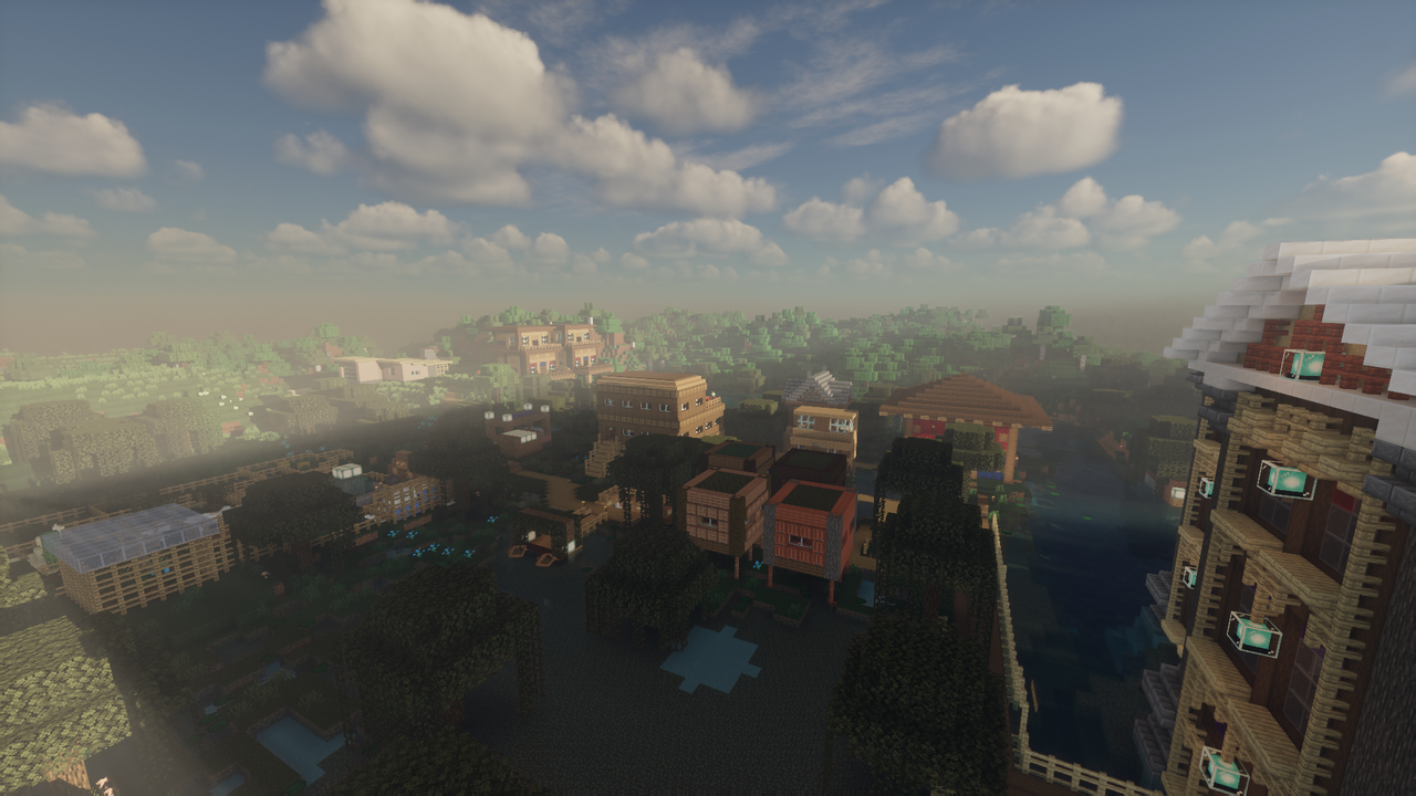 city and architecture (connected cities) Minecraft Map