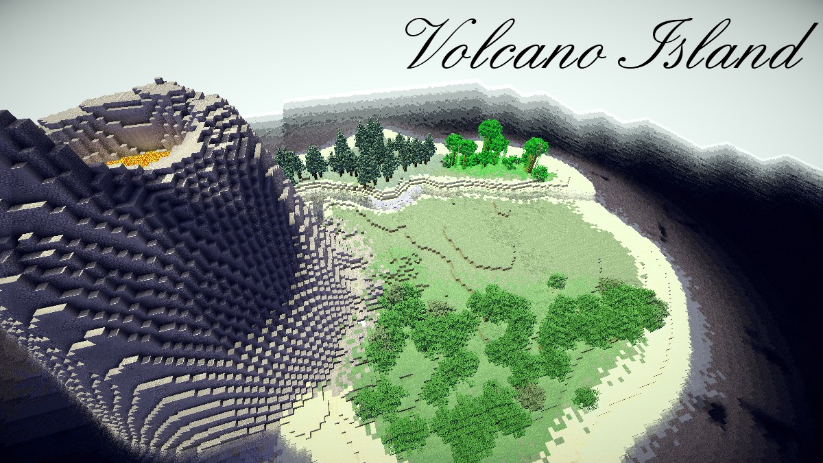 Volcano Island [Free to use, Landscape] Minecraft Map