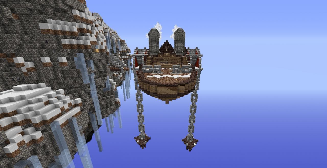 Flying Transportation Ferry Minecraft Map