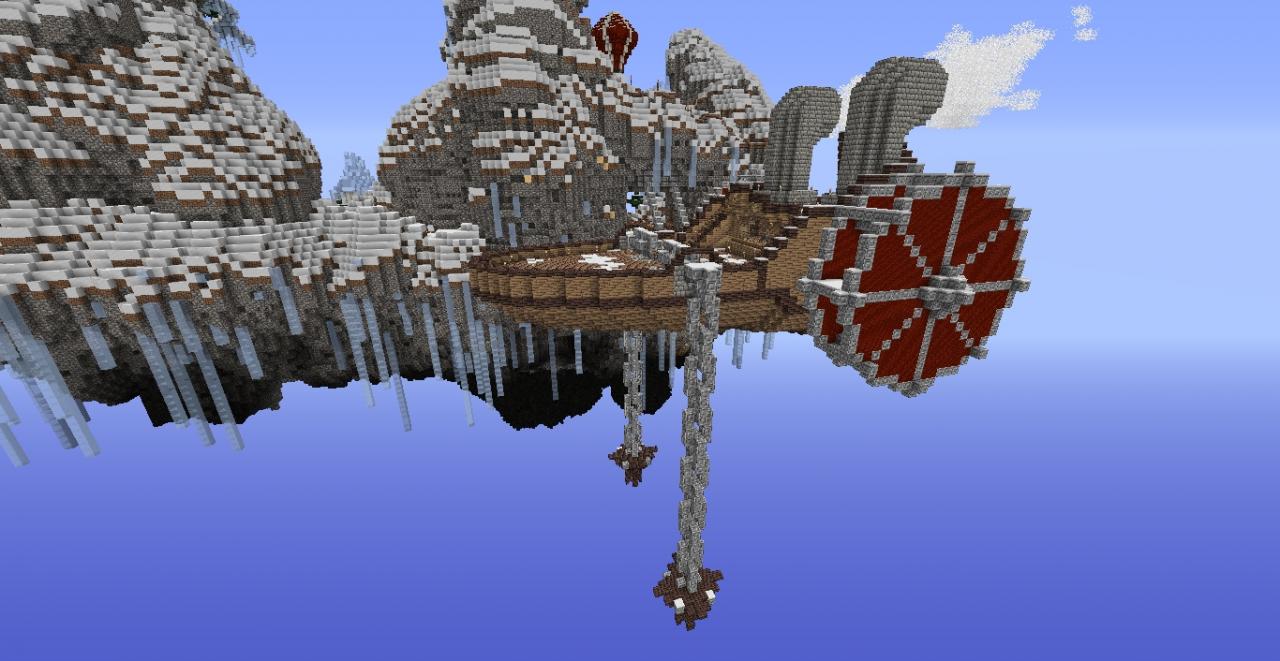 Flying Transportation Ferry Minecraft Map