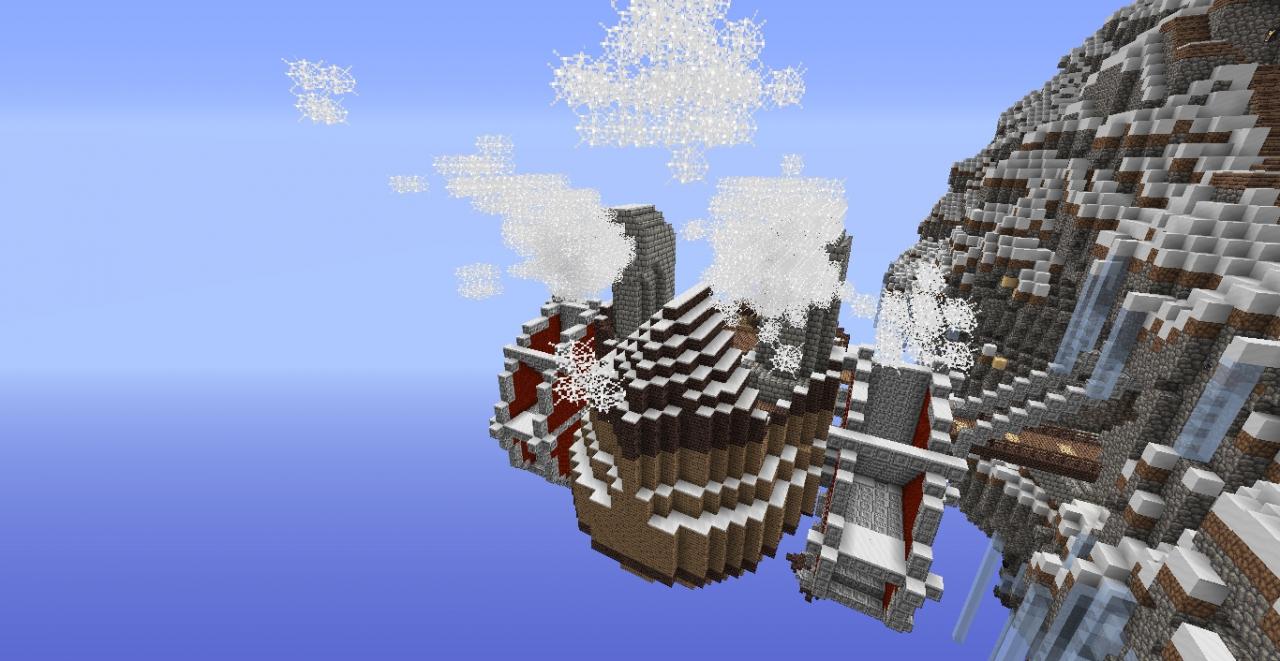 Flying Transportation Ferry Minecraft Map
