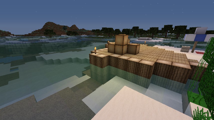 Modern Beach House Minecraft Map