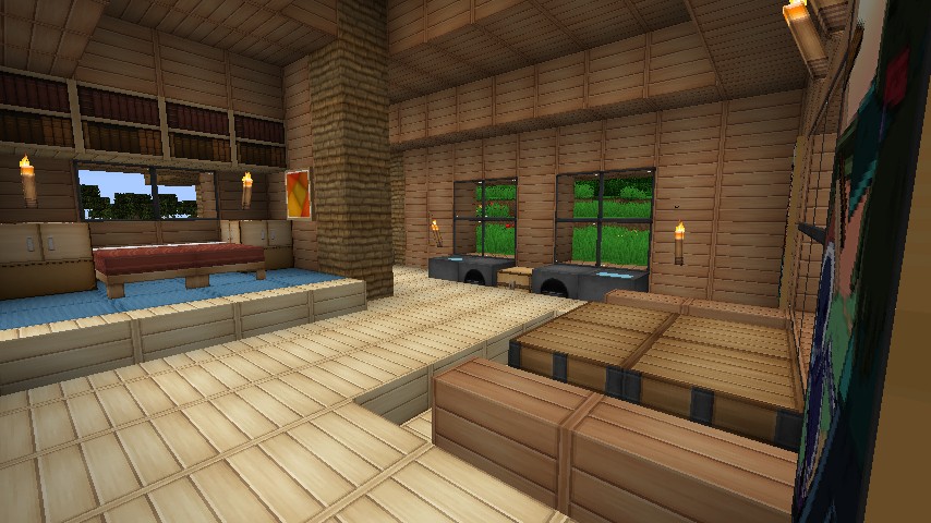 Modern Beach House Minecraft Map
