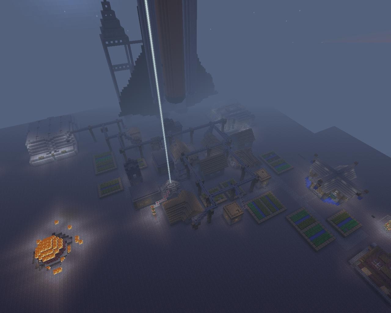 Moon base Town Minecraft Map