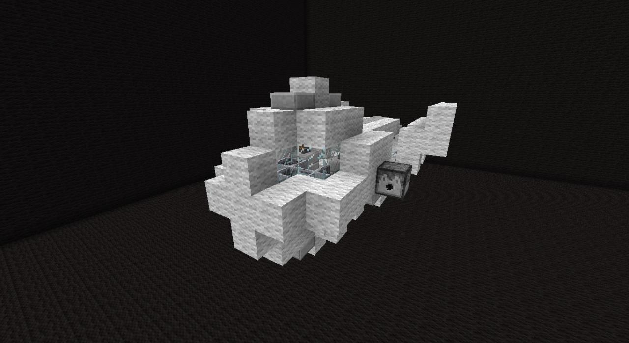 Spaceship 08: MCcE-02 (Eagle) Dropship Minecraft Map