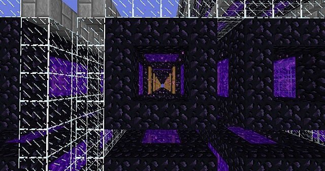 1,536 Nether Portal Gold Farm Minecraft Map