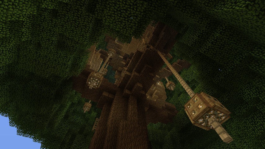 Tree house Minecraft Map