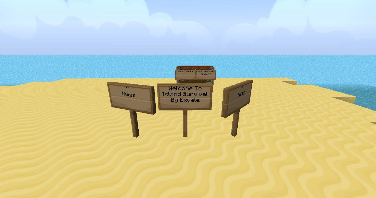 Survival Island [A Custom Survival map by Exvale!] Minecraft Map