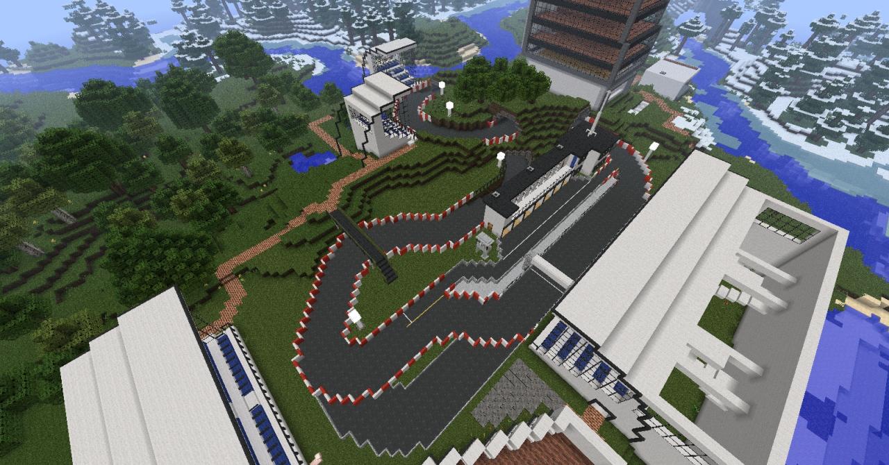 Green Valley Raceway Minecraft Map