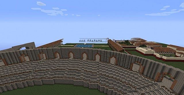 Reconstruction: Pompeii Minecraft Map
