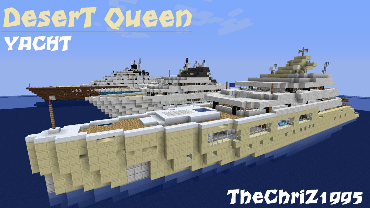 Desert Queen (Yacht) Minecraft Map