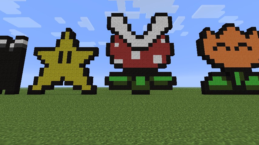 Pixel Mario world Minecraft Map