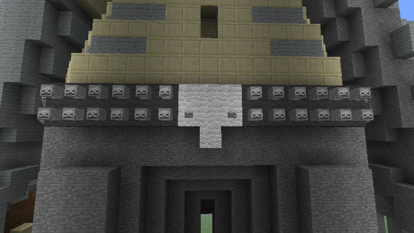 Skeleton Girl Statue Minecraft Map