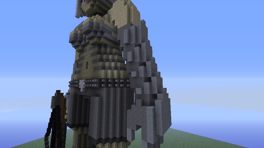 Skeleton Girl Statue Minecraft Map