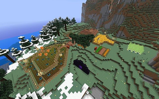 Simple Farm Map Minecraft Map