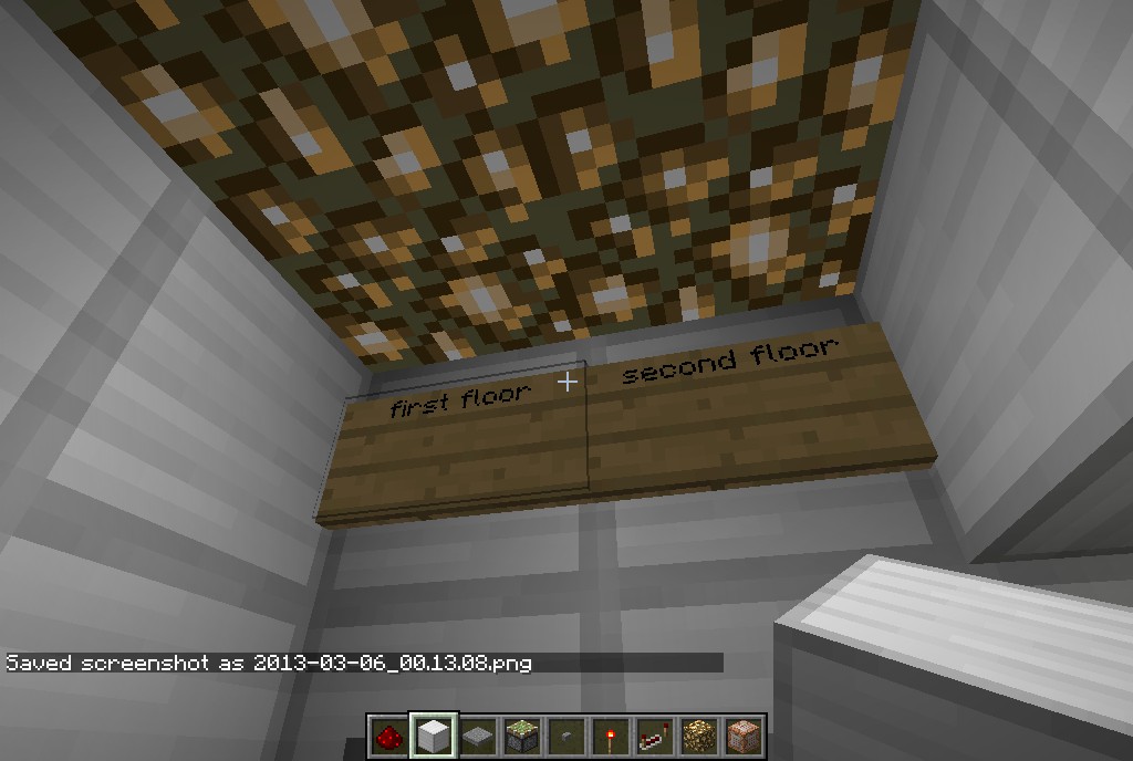 (works in 1.5.1!) Instant compact elevator [Easy to make] Minecraft Map