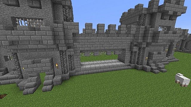 Fortified Walls. Nearly Seemless Bits & Pieces Minecraft Map