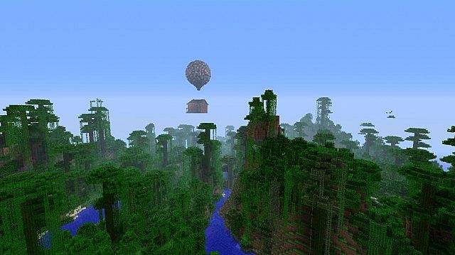 UP Balloon House (schematic added) Minecraft Map