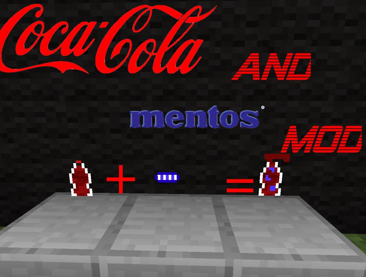 [1.4.7]The Coca Cola and mentos mod [Forge + Minecraft Mod