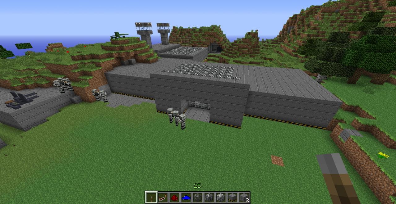 military base Minecraft Map