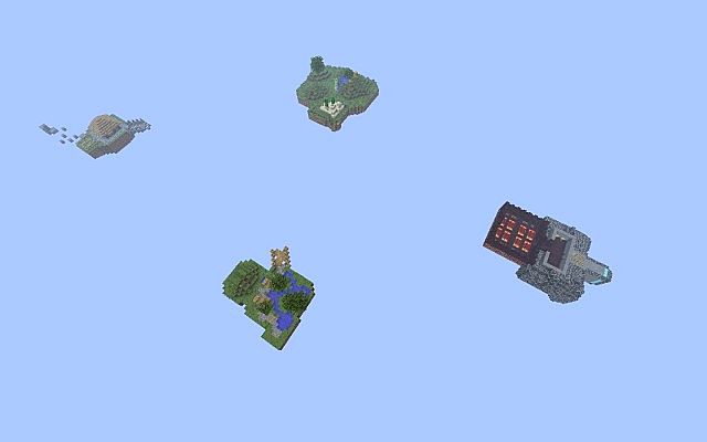 The Four Islands Minecraft Map