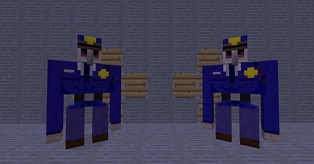 Cop Golem from Silly Endertainment! Minecraft Map
