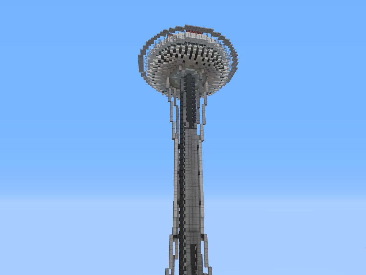 Seattle Space Needle - Survival Project Minecraft Map
