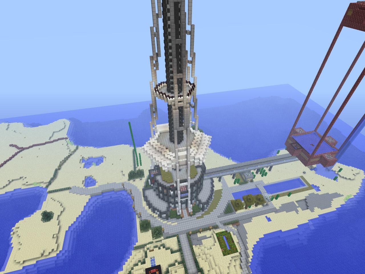 Seattle Space Needle - Survival Project Minecraft Map