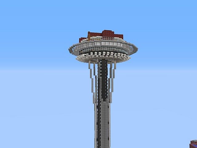 Seattle Space Needle - Survival Project Minecraft Map