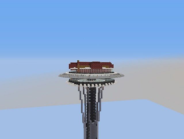 Seattle Space Needle - Survival Project Minecraft Map