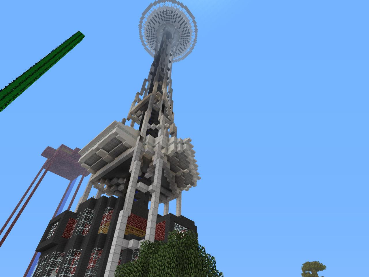 Seattle Space Needle - Survival Project Minecraft Map
