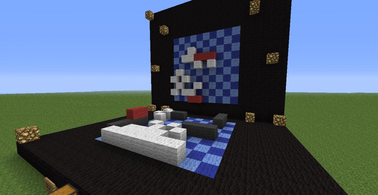 Wooly Battleships,checkers and connect 4! Minecraft Map