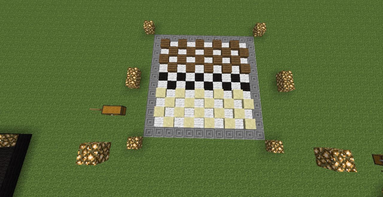 Wooly Battleships,checkers and connect 4! Minecraft Map