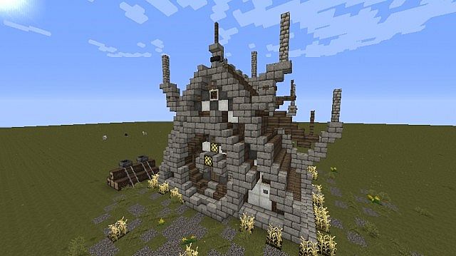 - Beautiful House Orc Style - Minecraft Map
