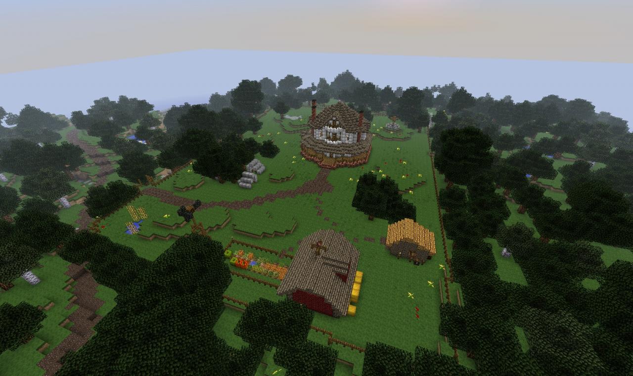 Hershel's Farm (The Walking Dead) Minecraft Map