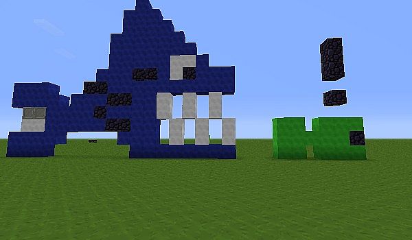 Shark Eating Fish Minecraft Map