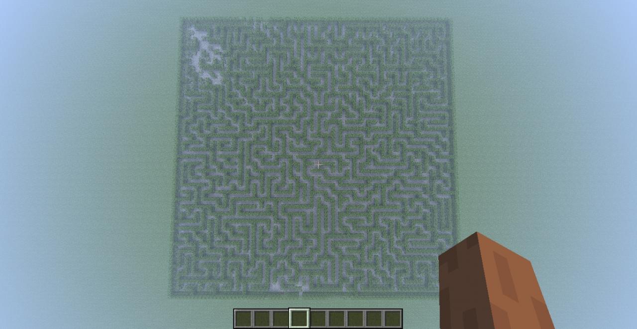 Hedge Maze Minecraft Map