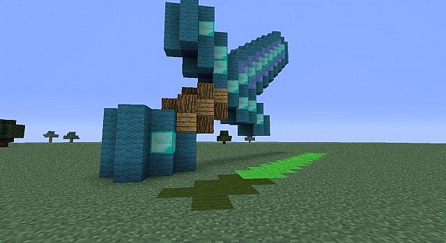 Sword Statue's (Diagonal) Minecraft Map