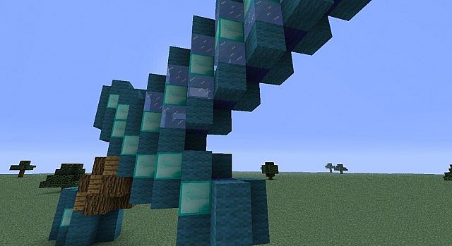 Sword Statue's (Diagonal) Minecraft Project