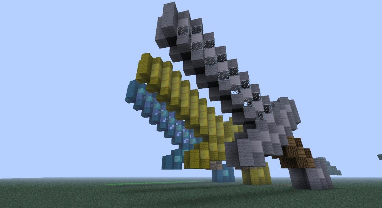Sword Statue's (Diagonal) Minecraft Map