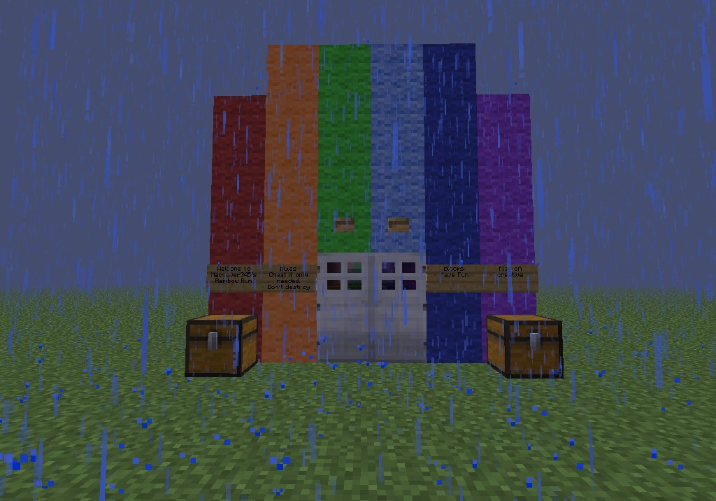 Rainbow Run Minecraft Map