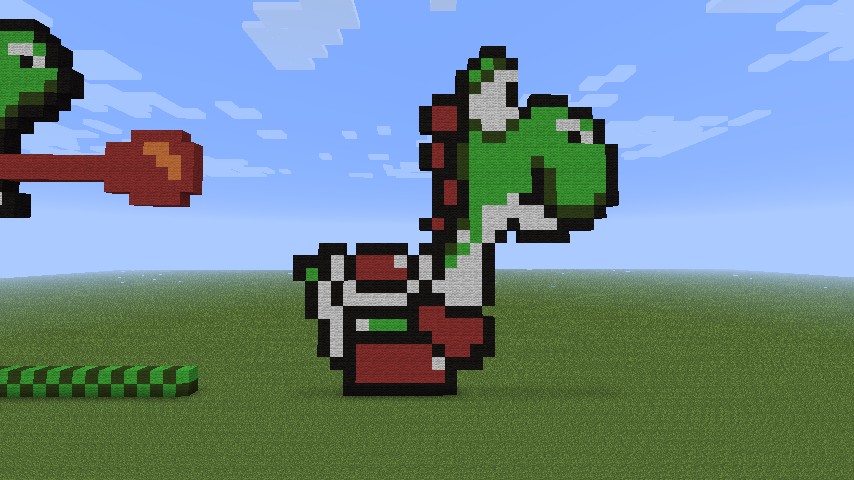 (Mario) Yoshi Pixel Minecraft Map