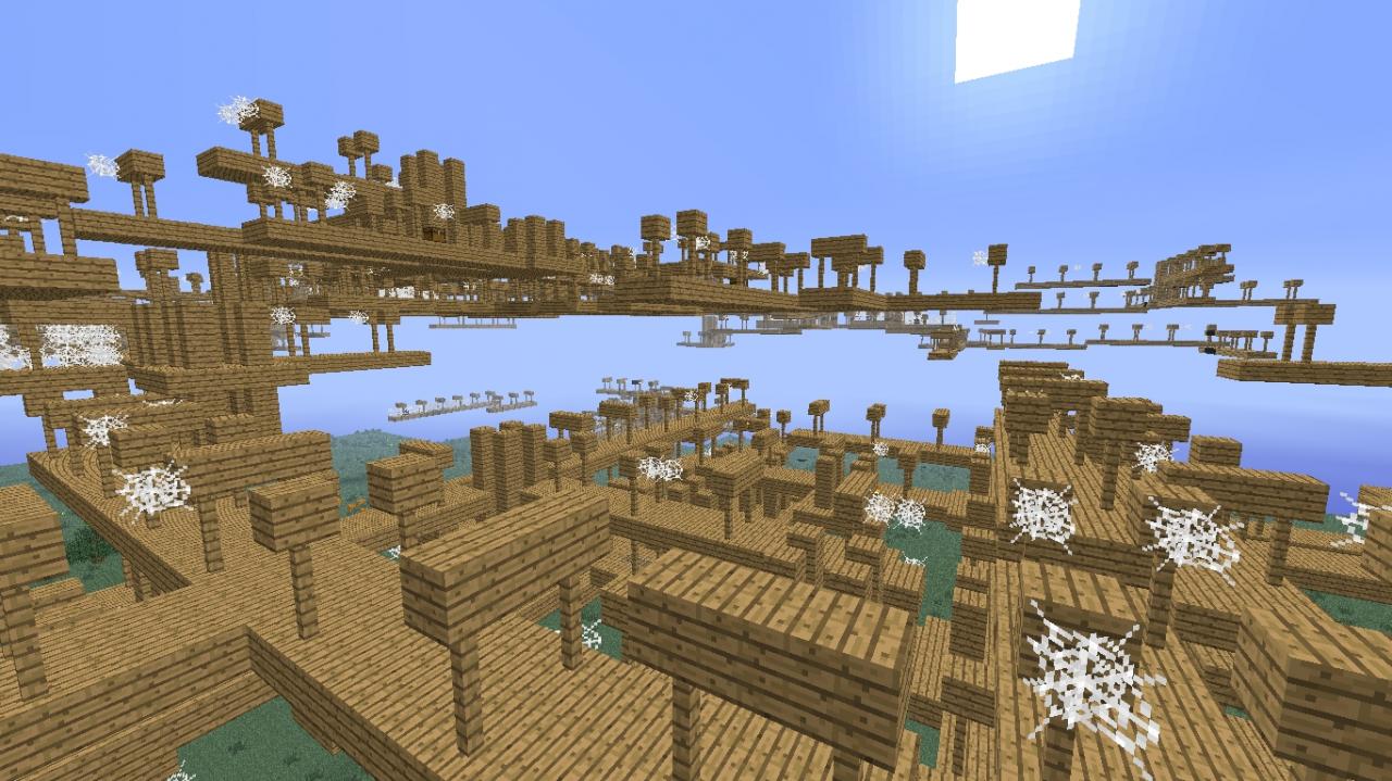 Shown Dungeons/Strongholds World Minecraft Map